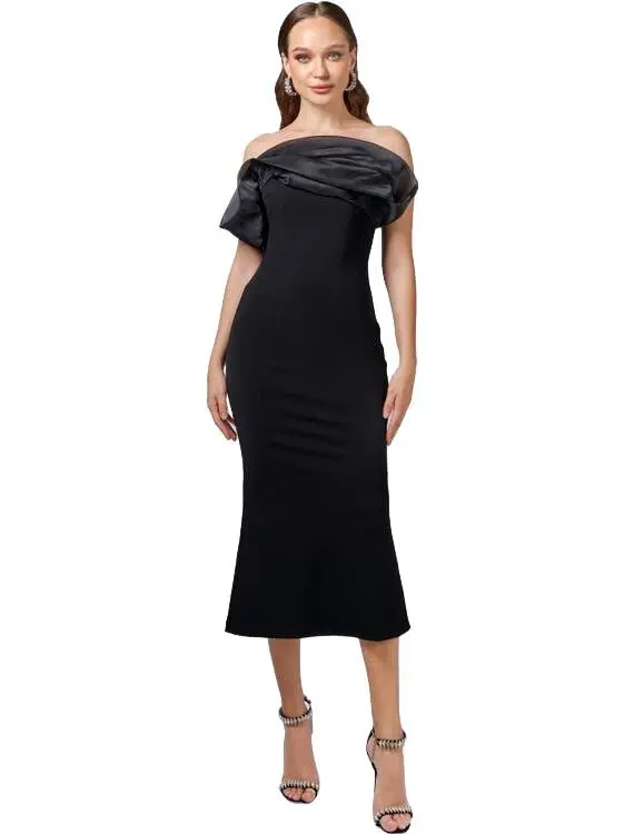 BARIANO Kiarra Strapless Midi - Black