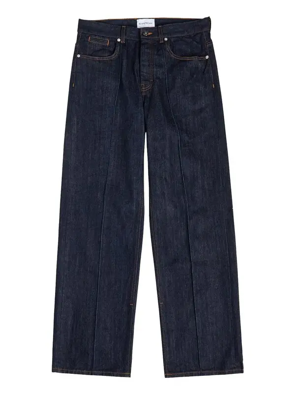 Givenchy Wide-leg Jeans - Dark Blue