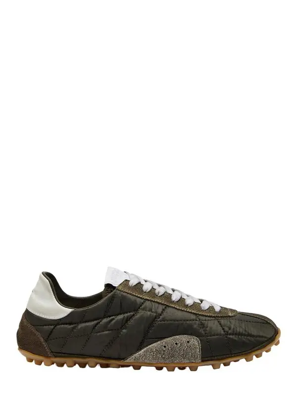 MAISON MARGIELA Sprinters Distressed Sneakers - Khaki