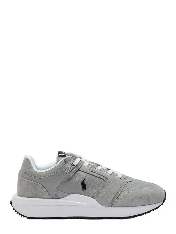 Ralph Lauren Train 89 Panelled Mesh Sneakers - Grey