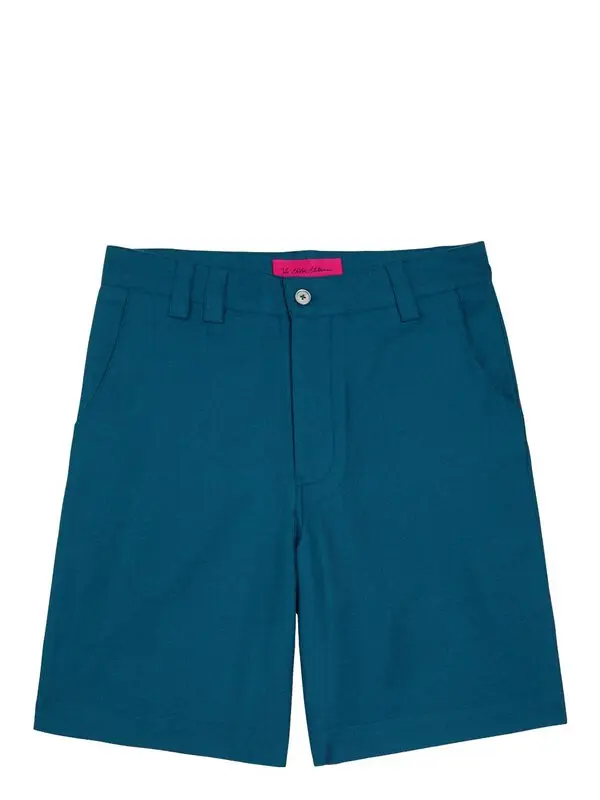THE ELDER STATESMAN Wool And Cashmere-blend Shorts - Blue