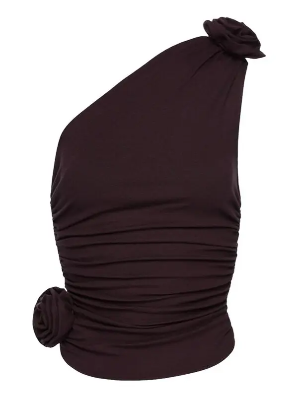 Magda Butrym One-shoulder Top - Red