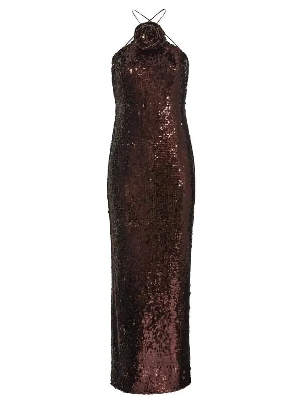 Magda Butrym Maxi Dress - Brown