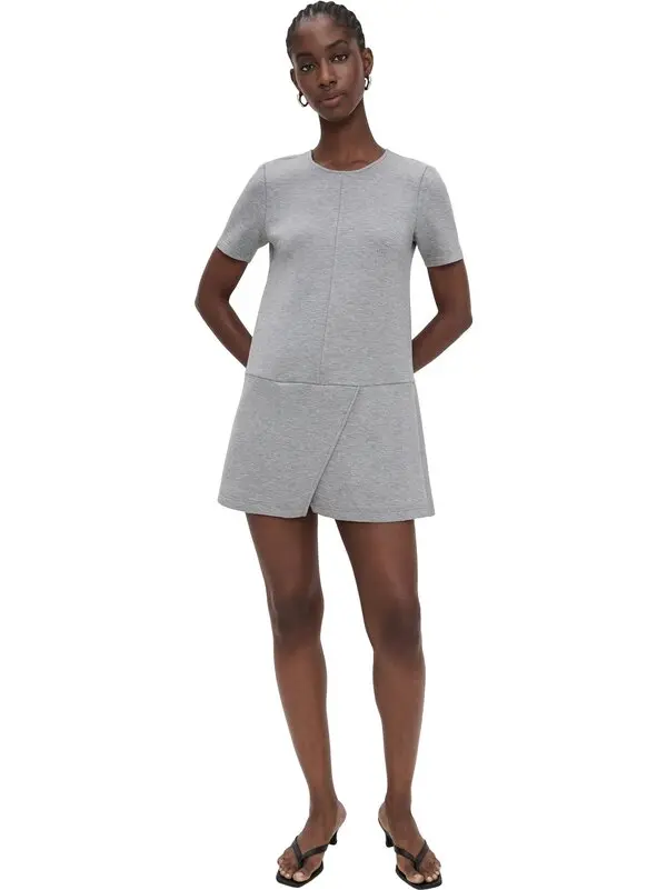 THE GARMENT Mini Dress - Grey Melange