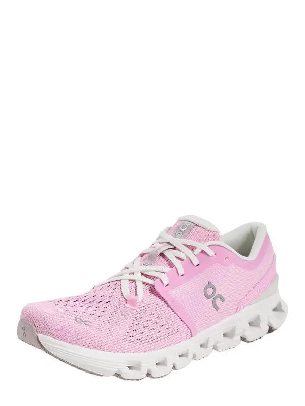 On Cloud X 4 Sneakers - Petal/sand