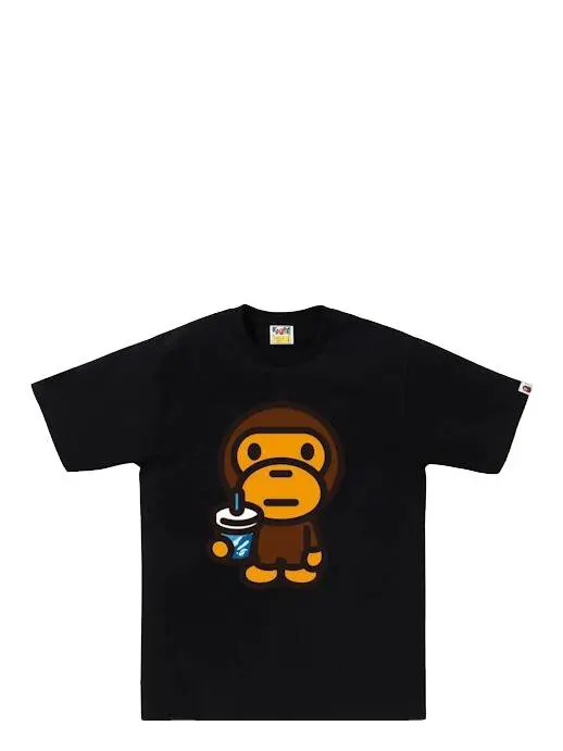 A BATHING APE Abc Camo Baby Milo Juice Summer Tee Shirt - Black