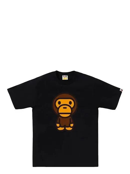 A BATHING APE Big Baby Milo Tee Shirt - Black