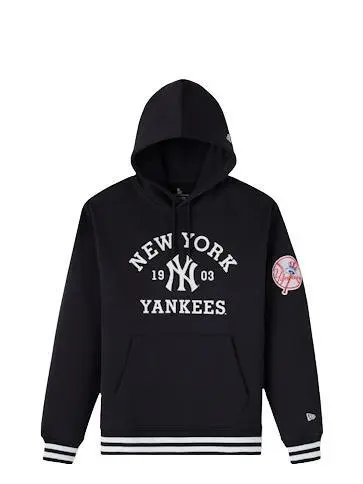 OVO X New Era Mlb New York Yankees Hoodie - Navy Blue