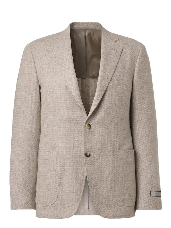 Canali Kei Wool Blazer - Grey