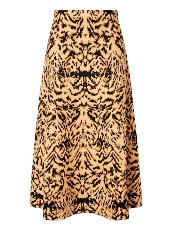 Ulla Johnson Lani Jacquard Midi Skirt - Multicoloured