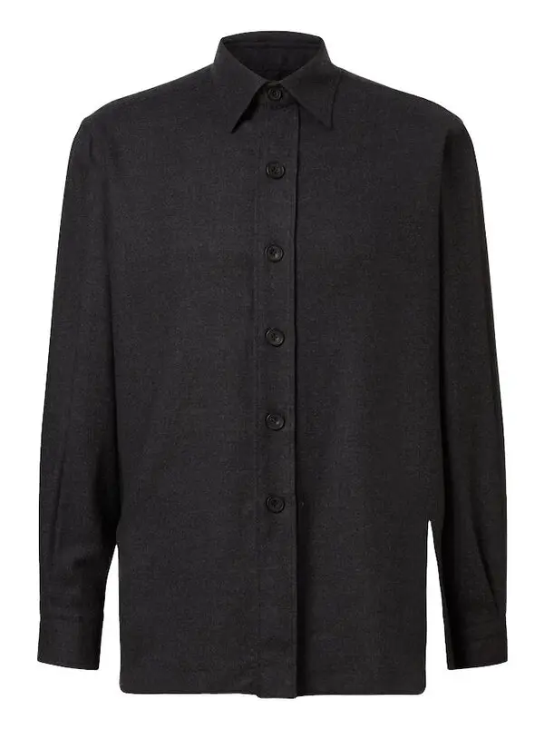 Rubinacci Virgin Wool Shirt - Grey