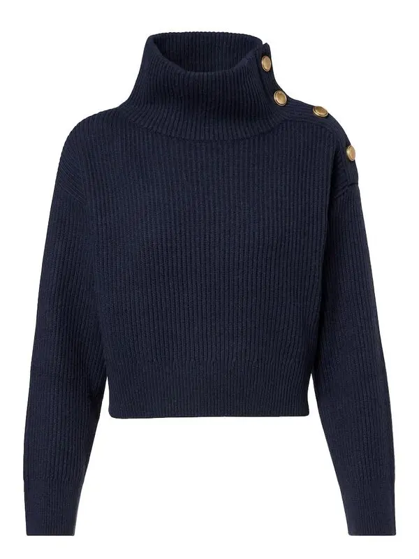 Brunello Cucinelli Wool, Cashmere, And Silk Sweater - Blue