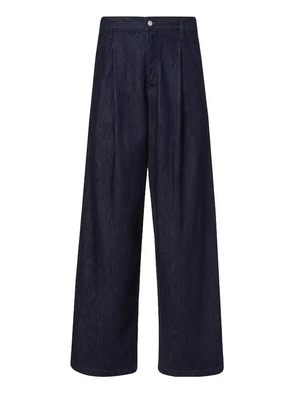Dries Van Noten Penning High-rise Wide-leg Jeans - Blue