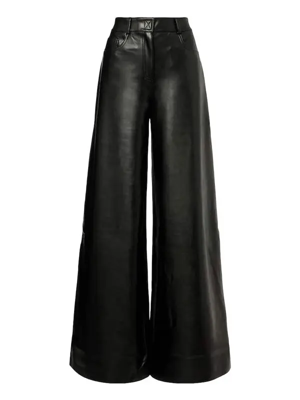 Norma Kamali Elephant Wide-leg Pants - Black