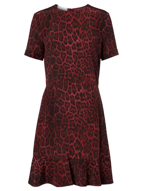 Stella McCartney Stella Iconics Silk Cady Minidress - Red