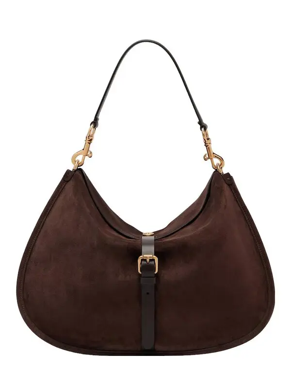Etro Pony Small Suede Tote Bag - Brown