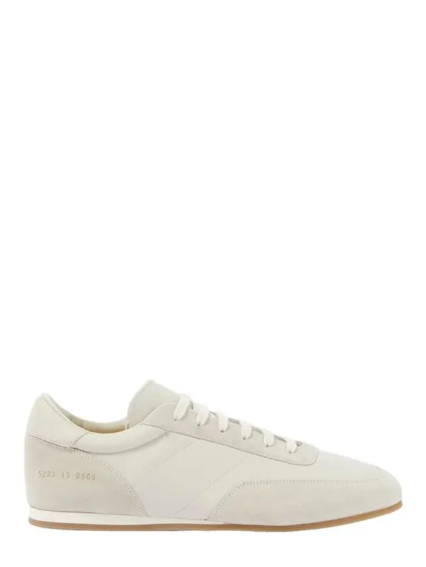 COMMON PROJECTS Driving Leather And Suede Sneakers - White