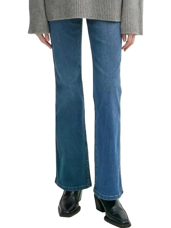 GESTUZ Logo-patch Jeans - Blue