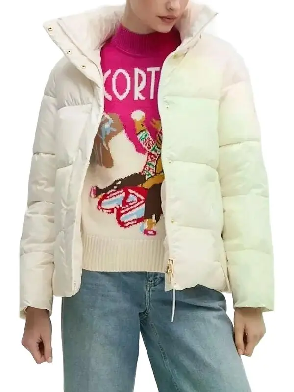 JOOP! Quilted High-neck Jacket - Neutrals