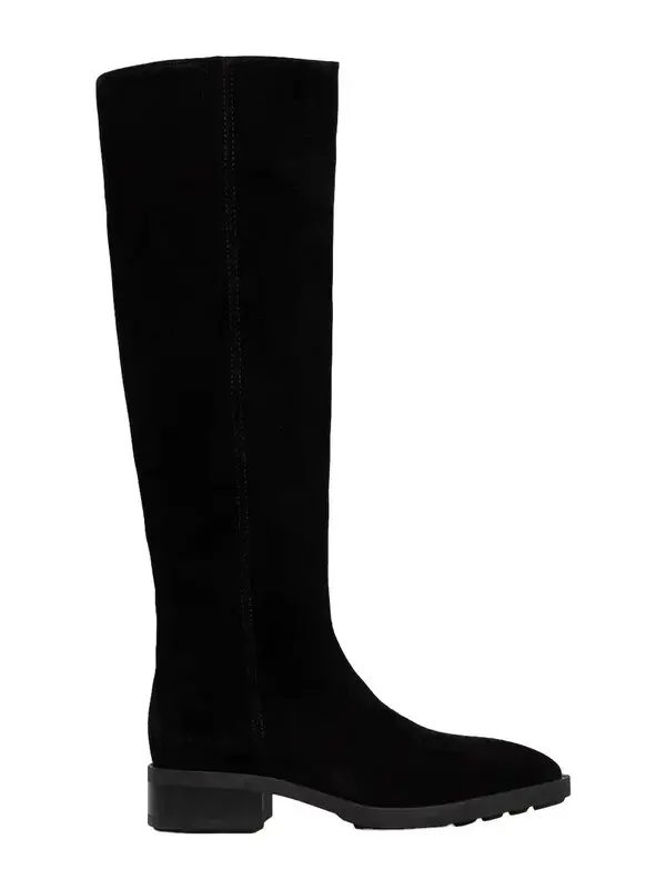 SUMMERY COPENHAGEN Pointed-toe Suede Boots - Black