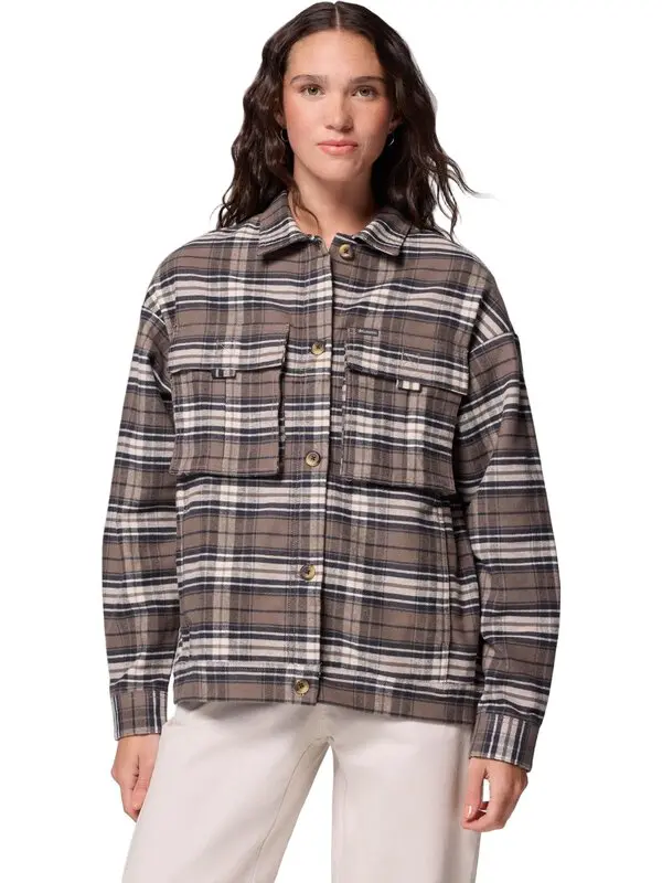Columbia Wildest Venture™ Shirt Jacket - Iron Block Tartan