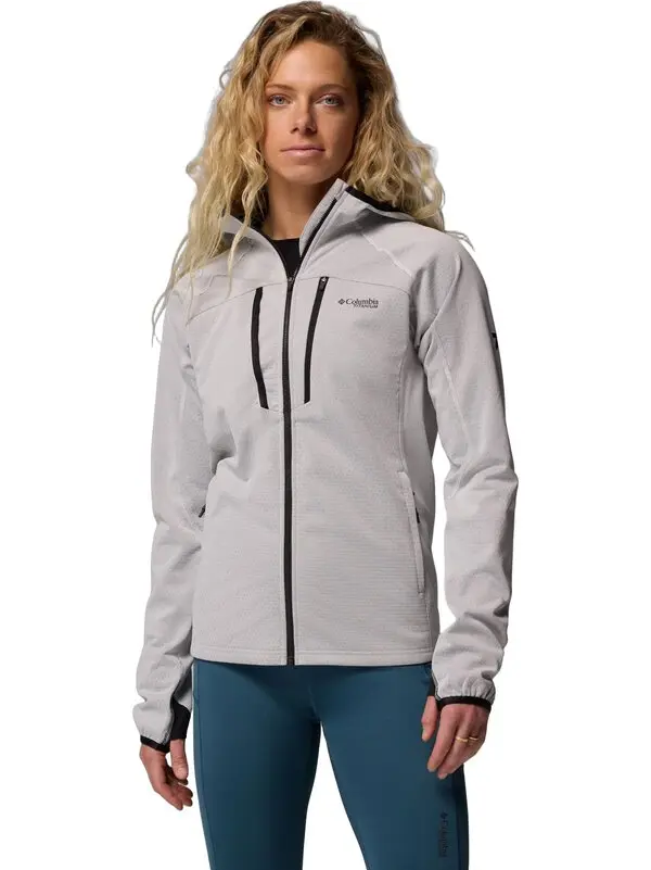 Columbia Arctic Crest™ Bonded Full Zip Jacket - Sea Salt, Black