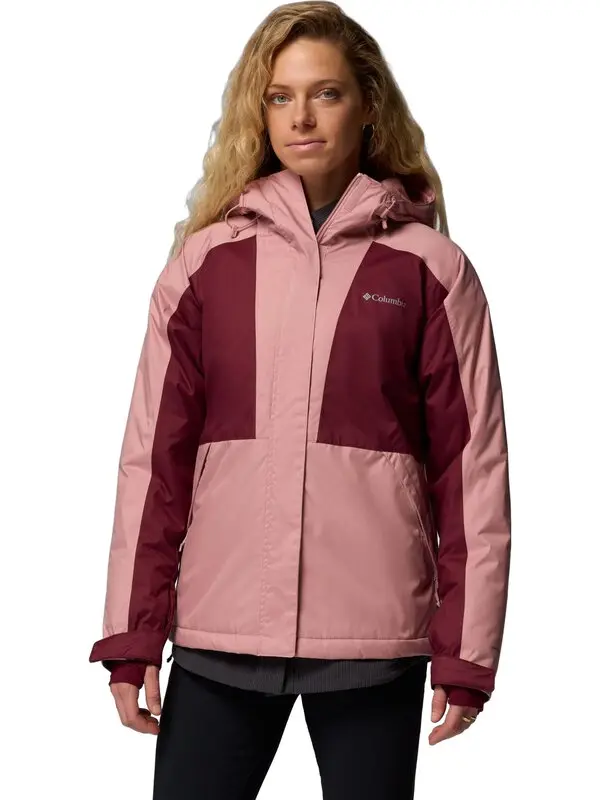 Columbia Insulated Jacket - Rich Wine, Eraser Pink
