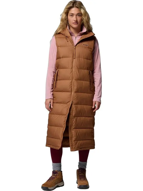 Columbia Pike Lake™ Ii Long Vest - Camel Brown