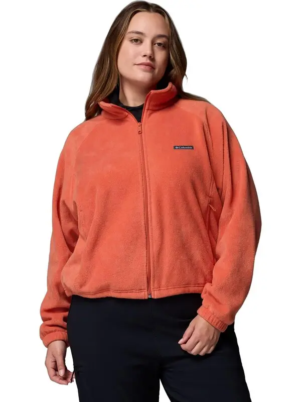 Columbia Relaxed Full Zip Fleece Jacket - Tuscan