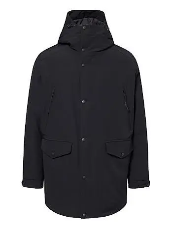 Moncler Livradois Logo-patch Down Parka Jacket - Black