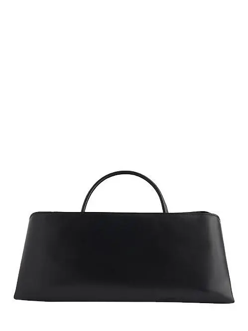 VERAFIED Interchangeable-strap Leather Clutch Bag - Noir