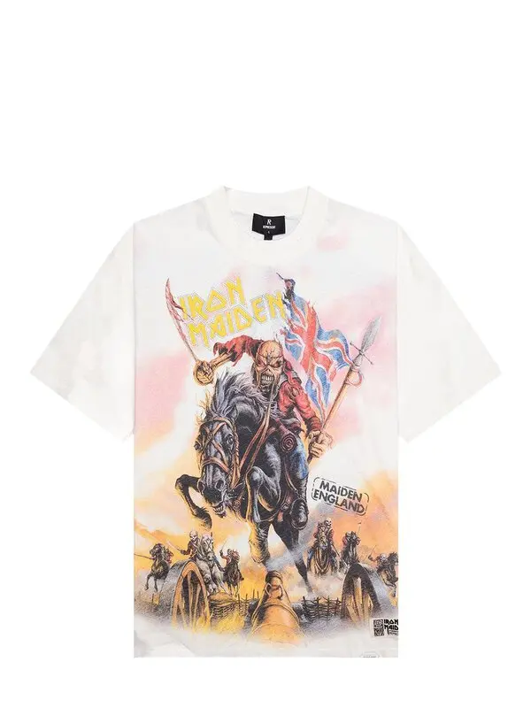 REPRESENT X Iron Maiden Steed Tee - White