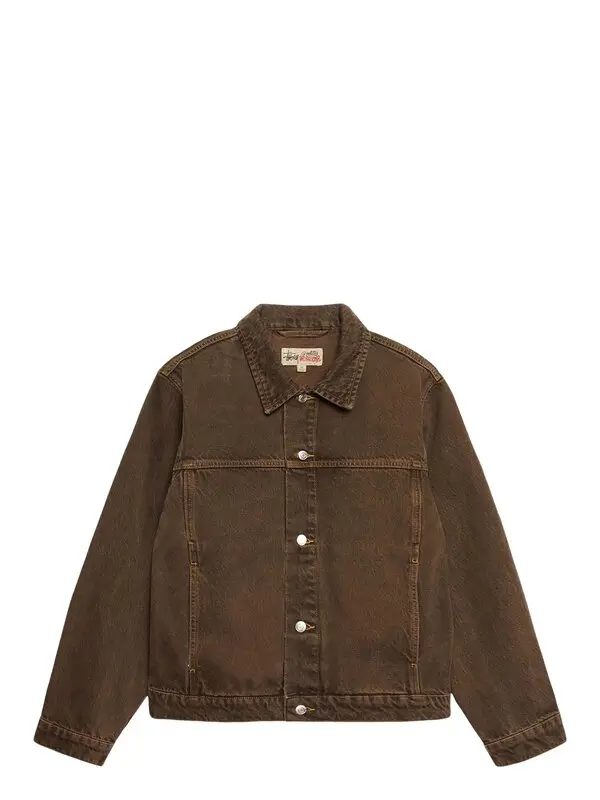StÜssy Trucker Denim Jacket - Brown