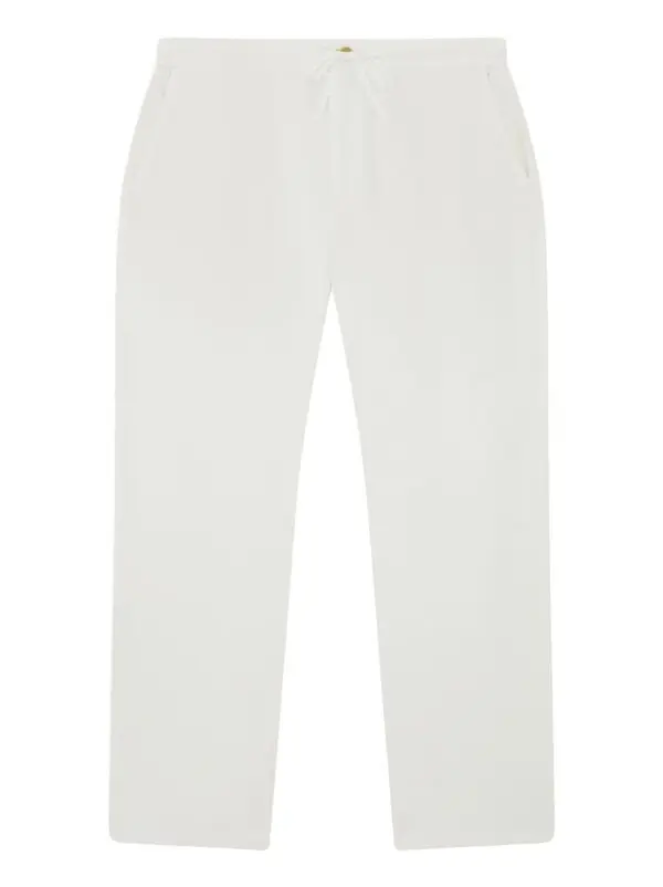 Frescobol Carioca Mendes Linen-blend Trousers - Ivory