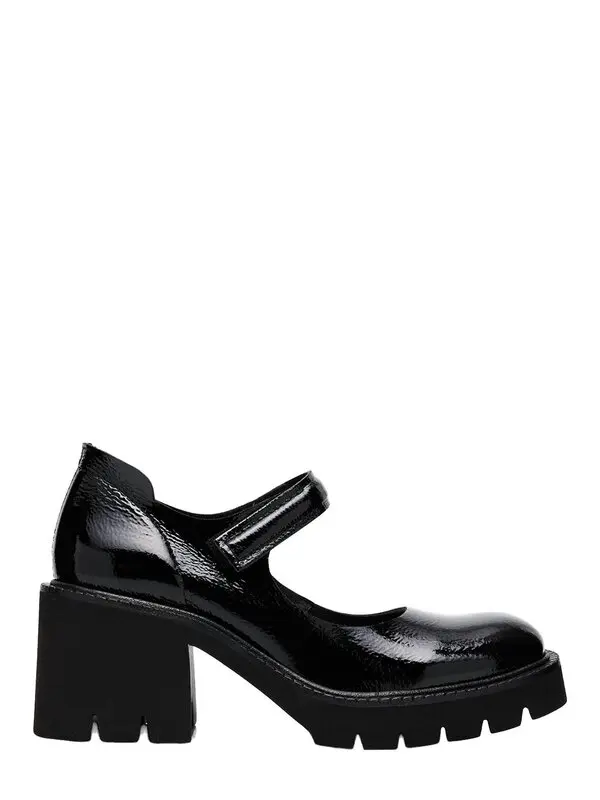 PEDRO GARCIA Zorana Patent Leather Mary Jane Pumps - Black