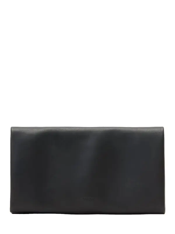 ALLSAINTS Harluna Leather Clutch - Black