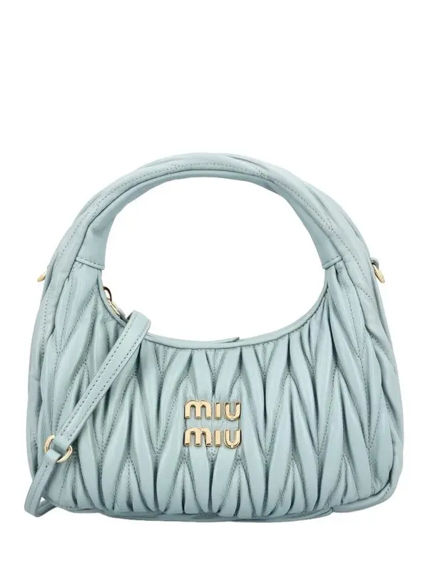 Miu Miu Matelassé Suede Wander Bag - Linfa