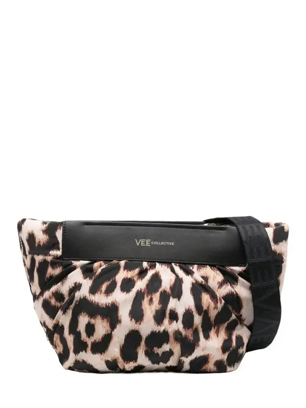 VEECOLLECTIVE Leopard Print Shoulder Bag - Multicolour