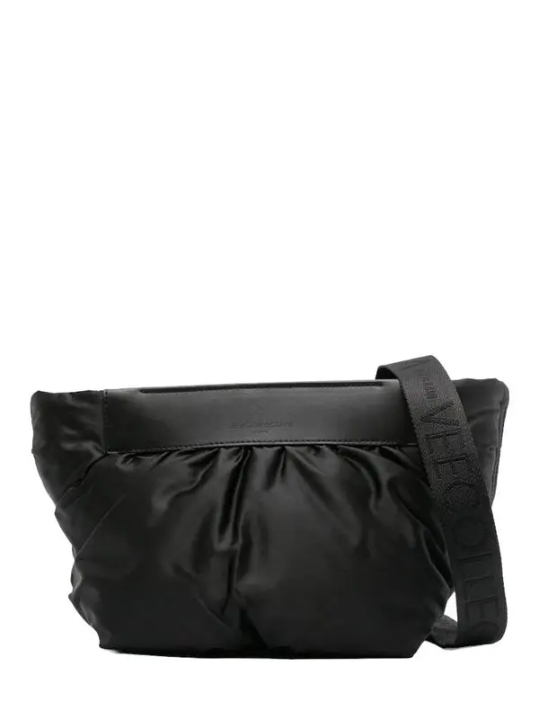 VEECOLLECTIVE Shoulder Bag With Logo - Black