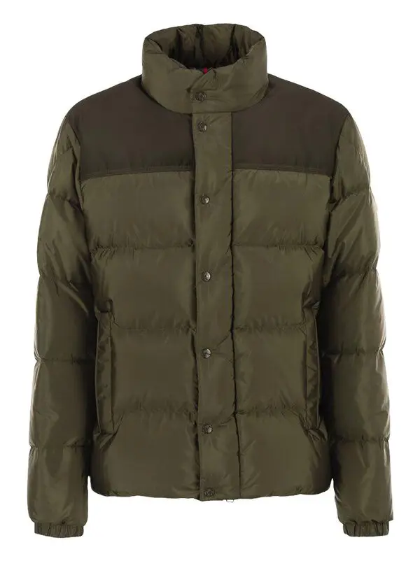 Moncler Virolais Short Down Jacket - Military Green
