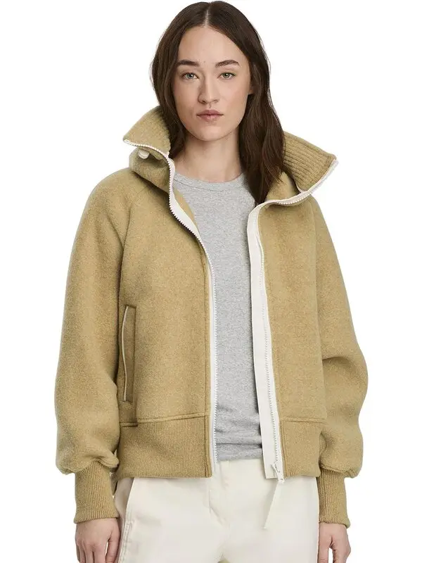 Canada Goose Chilliwack Fleece Bomber White Label - Ecru Beige