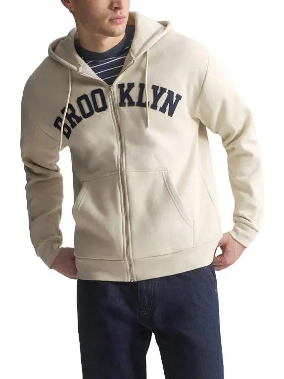 Brooklyn Industries Brooklyn Zip Hoodie - Silver Birch