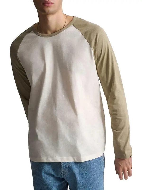 Brooklyn Industries Slub Cotton Long Sleeve T-shirt - Winter Twig