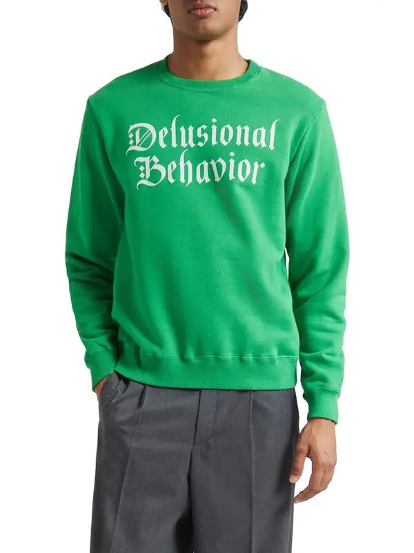 UNDERCOVERISM Graphic Sweatshirt - Light Green