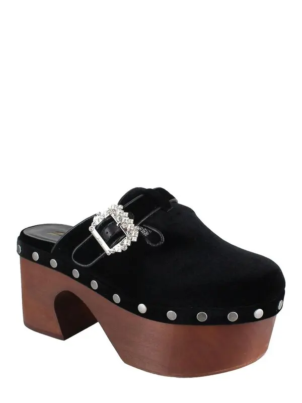 ZIGI Macarena Platform Clog - Blk Velvet