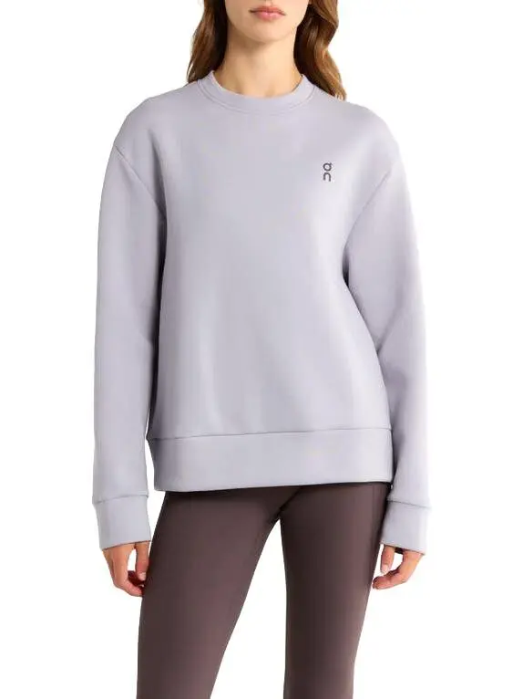On Focus Tech Crewneck Sweatshirt - Lilac