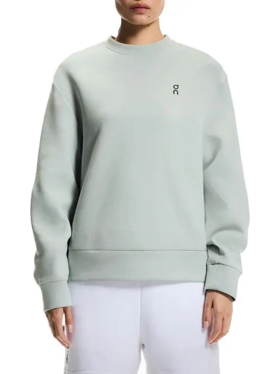 On Focus Tech Crewneck Sweatshirt - Mineral