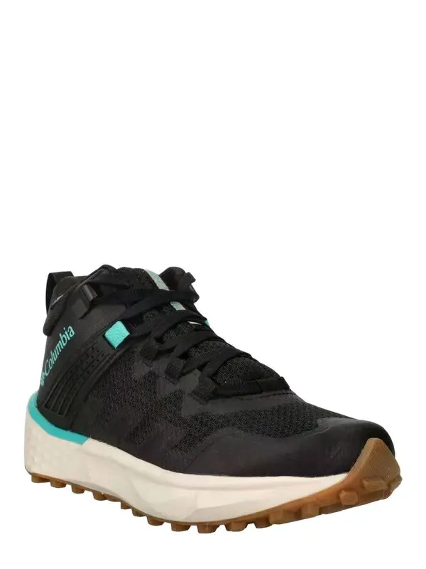 Columbia Lace-up Textured Sneakers - Black