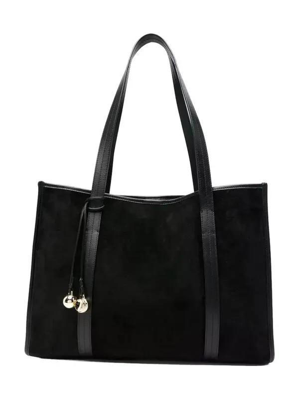 Sandro Suede Tote Bag - Black