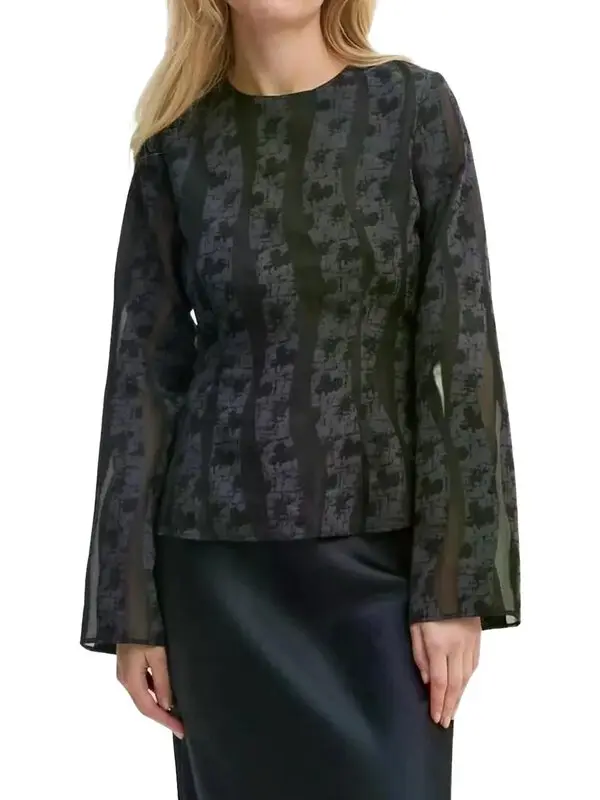 SAMSOE SAMSOE Saanai Bell-sleeve Blouse - Black